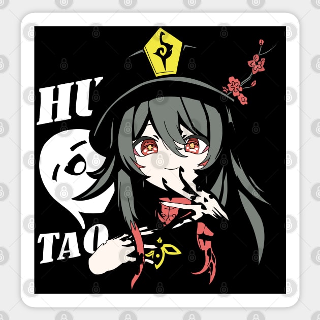 Genshin Impact- Hu Tao - Genshin Impact - Sticker | TeePublic