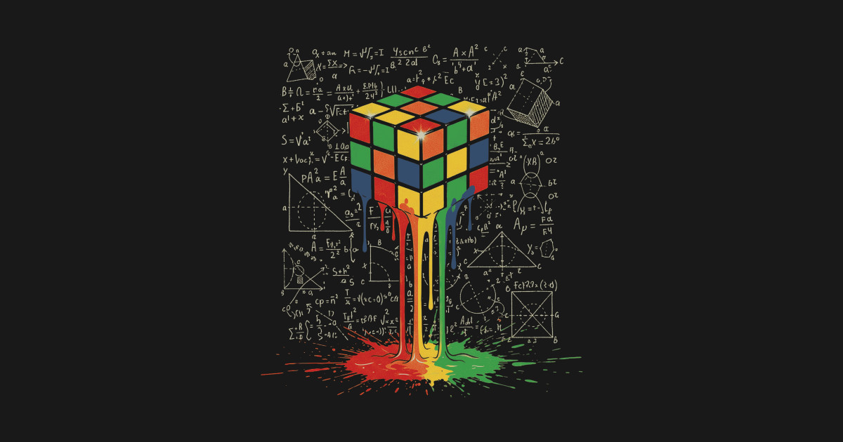 Melting Cube Surreal Math Science Puzzle Enthusiast Artwork - Puzzle ...