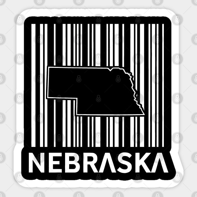 Nebraska State Map - Nebraska - Sticker | TeePublic