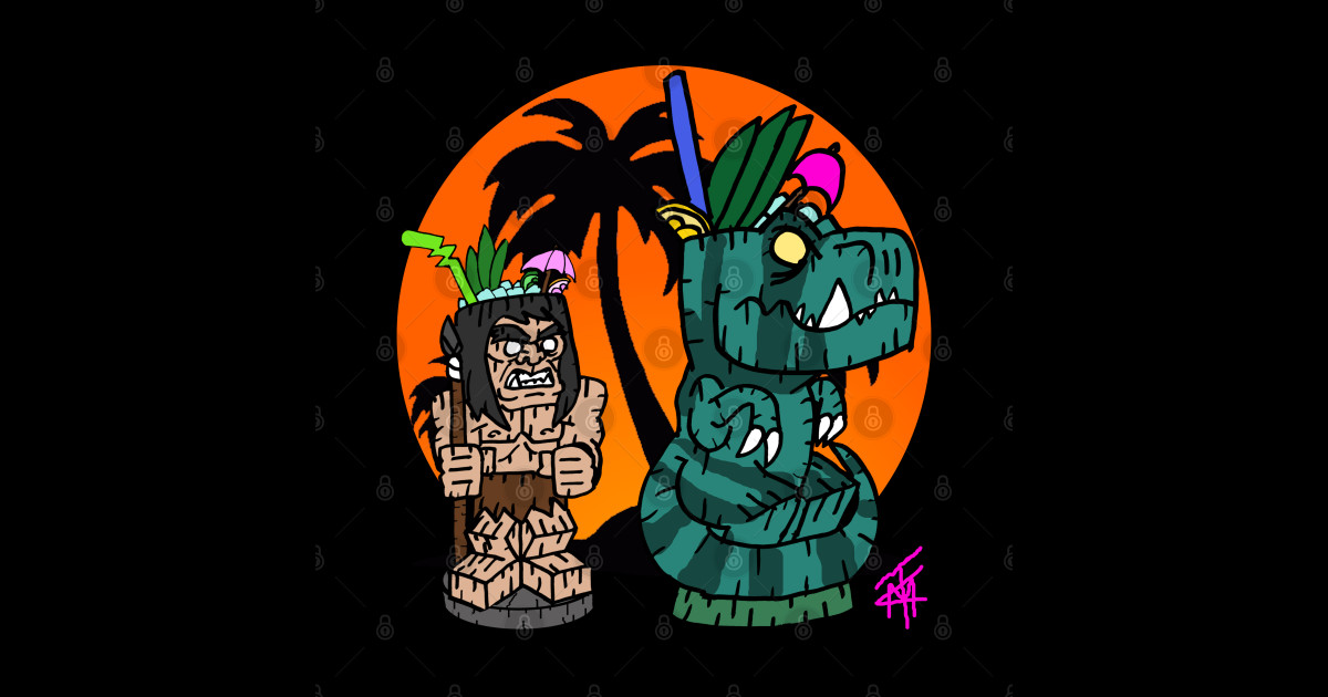 Primal tiki - Primal - Sticker | TeePublic