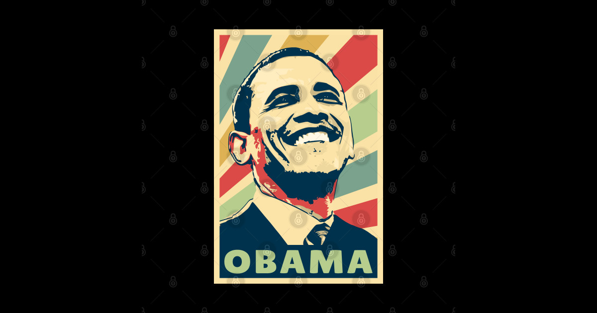 Barack Obama Vintage Colors - Barack Obama - Sticker | TeePublic