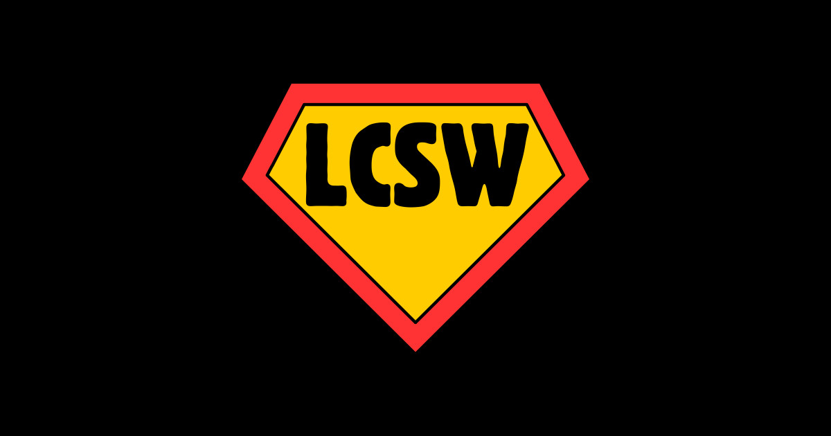 LCSW Superhero - Lcsw - Sticker | TeePublic