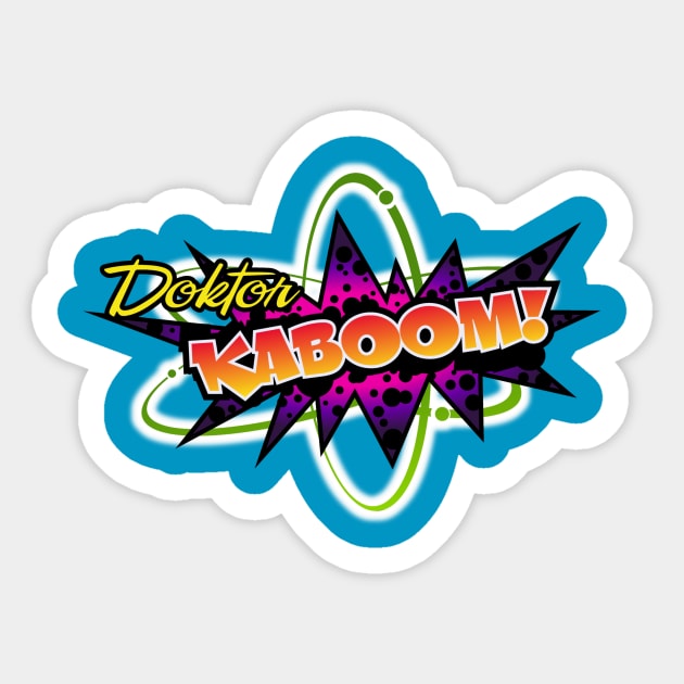 Doktor Kaboom!™ Hero Logo - Kaboom - Sticker | TeePublic