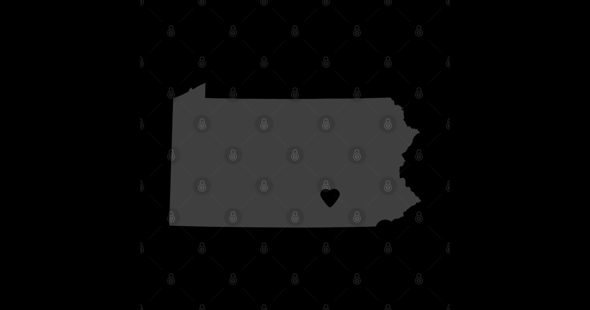 Pennsylvania Love - Pennsylvania - Sticker | TeePublic