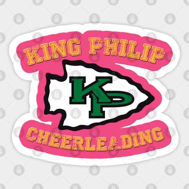 KP Chiefs Cheer - Cheerleading - Sticker | TeePublic