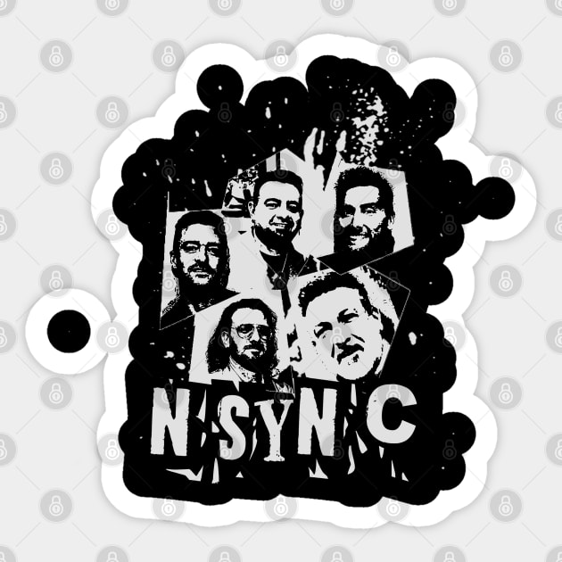 nsync punk style - Nsync - Sticker | TeePublic