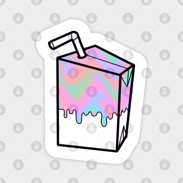 Holographic milk carton - Holographic Milk Carton - Magnet | TeePublic