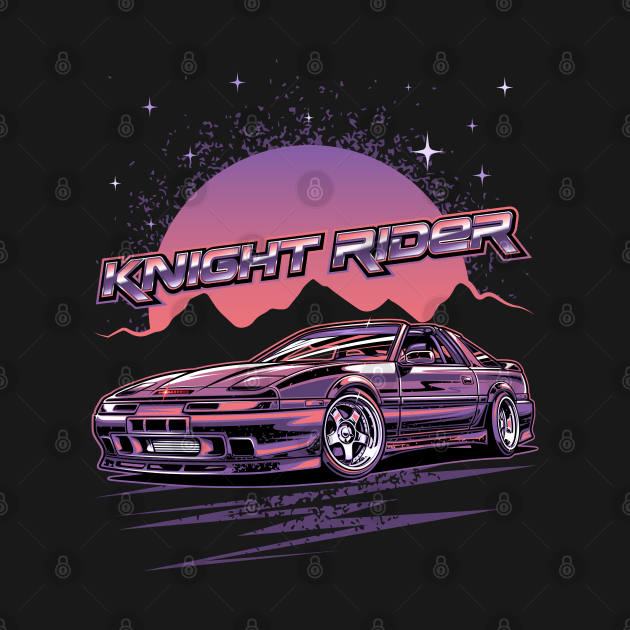 Supra Knight Rider - Supra Knight Rider - T-Shirt | TeePublic