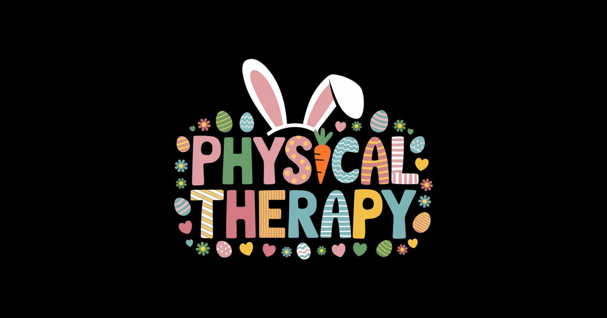 Physical Therapy Happy Easter PT Therapist Bunny Eggs - Bunny Eggs ...