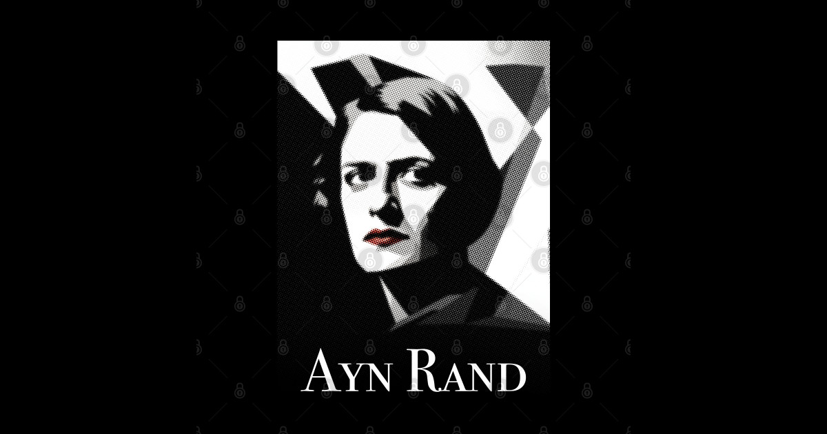 Ayn Rand - Ayn Rand - Sticker | TeePublic