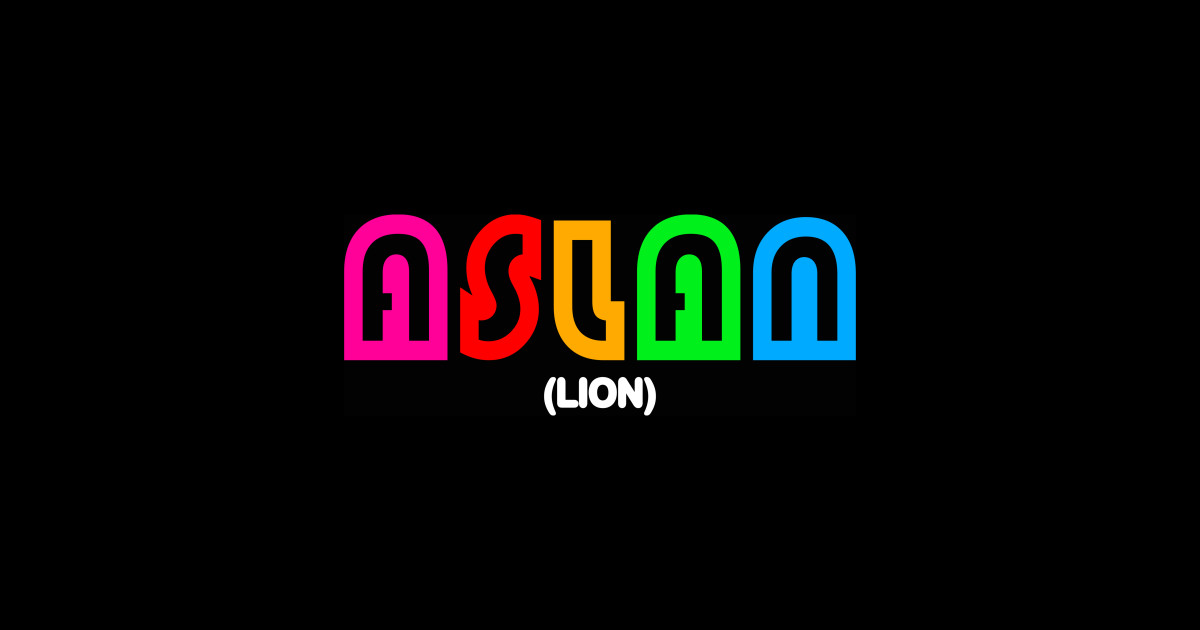 Aslan - Lion - Aslan - Sticker | TeePublic