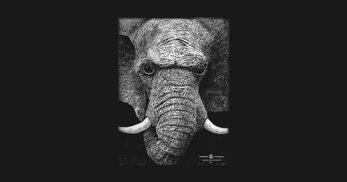 Fierce Elephant - Bama - T-Shirt | TeePublic