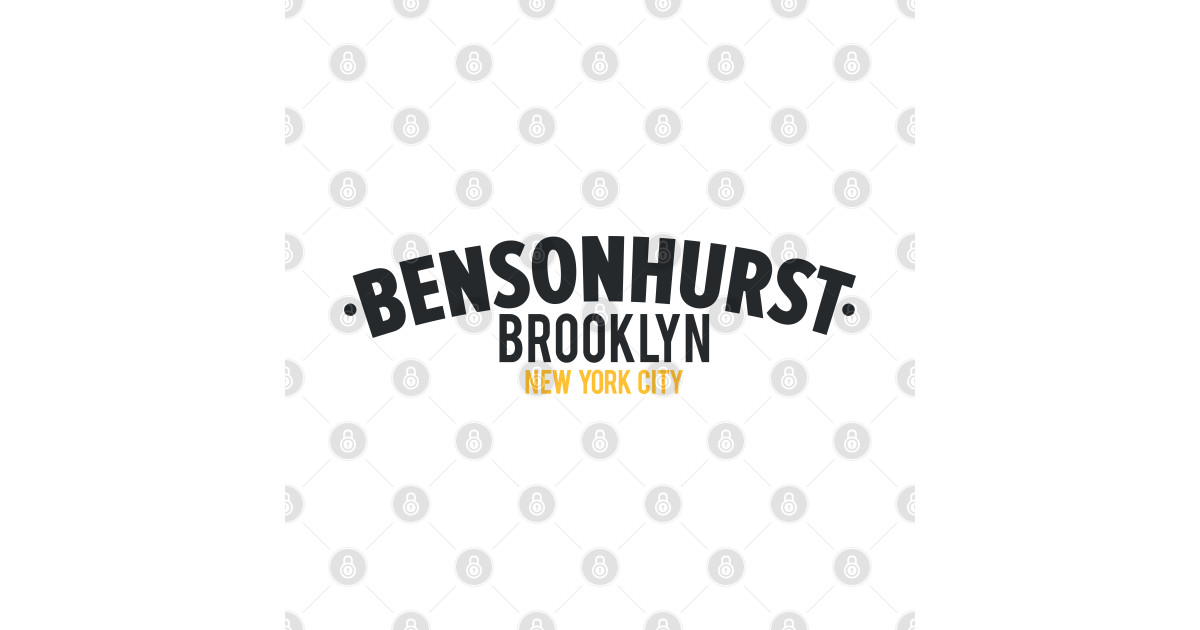 Bensonhurst Brooklyn NYC - Clean Minimalistic Logo Design - Bensonhurst ...