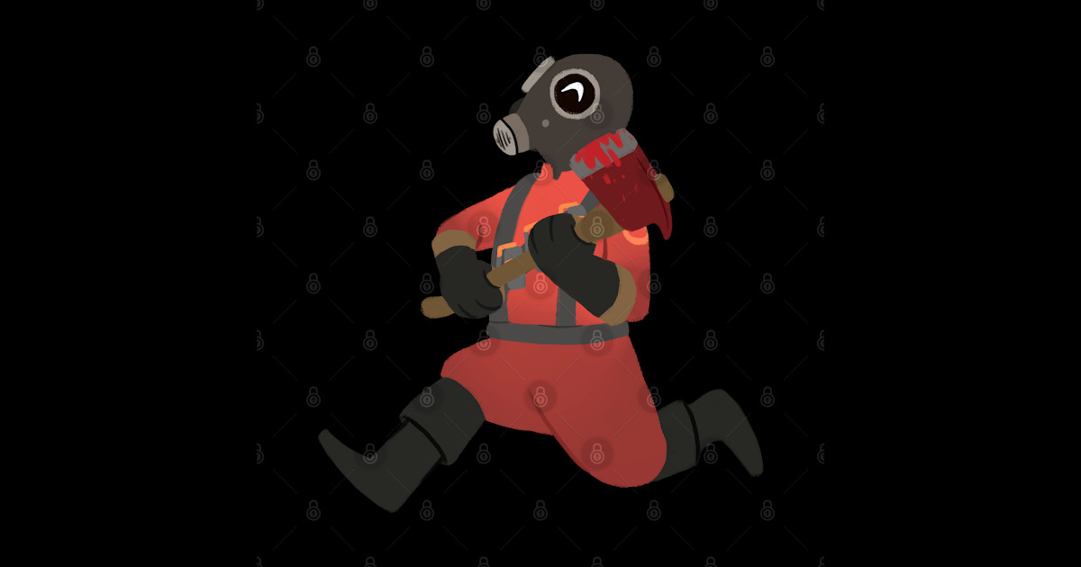 Happy Pyro - TF2 - Tf2 - Posters and Art Prints | TeePublic