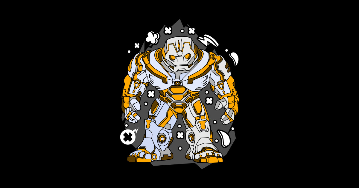 War Machine Chibi Art Style /// Classic Cartoon Tshirt! - Mark Xxxix ...