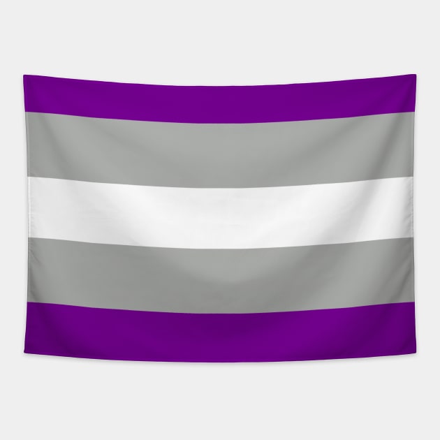 grey-asexual pride flag - Grey Asexual - Tapestry | TeePublic