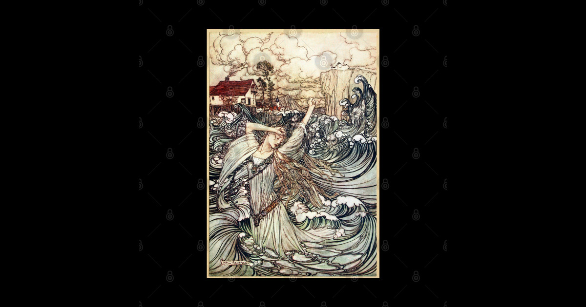 Undine - Arthur Rackham - Undine - Posters and Art Prints | TeePublic