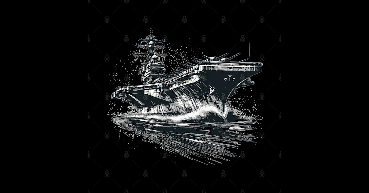 Aircraft carrier - Aircraft Carrier - Sticker | TeePublic