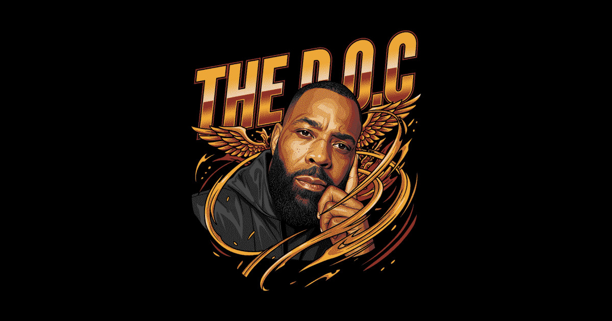 the D.O.C Big Face Rapper - The Doc - Posters and Art Prints | TeePublic