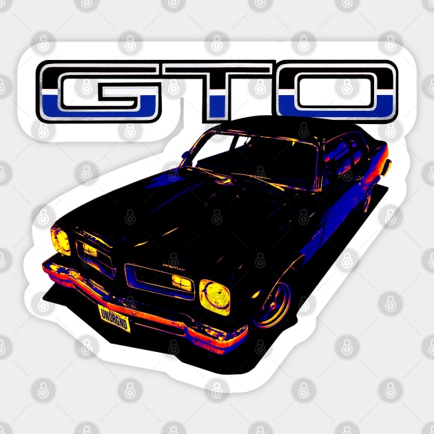 Vintage GTO - Pontiac Gto - Sticker | TeePublic