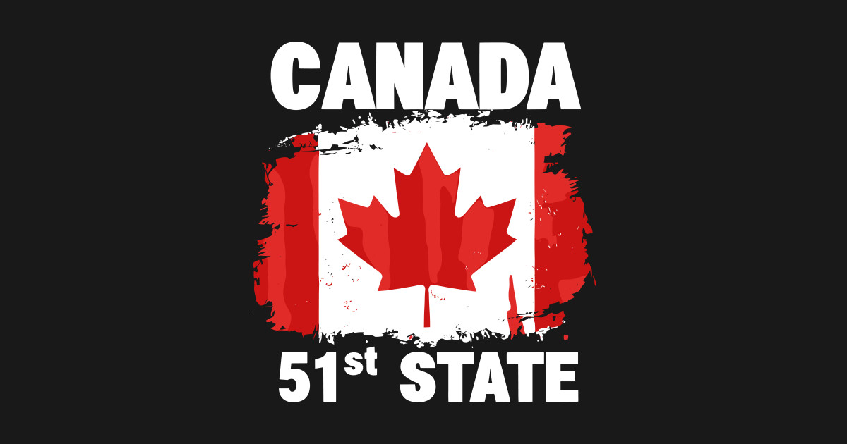 Canada 51st STATE Funny Trump Canada Meme - Canada 51st State - T-Shirt ...