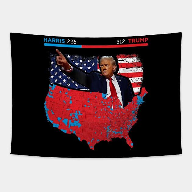 2024 Electoral Map Trump 312 Red 2024 Election Results Map - Electoral ...