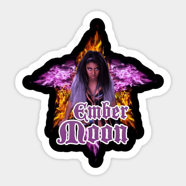 Ember Moon // WWE FansArt - Ember Moon - Sticker | TeePublic