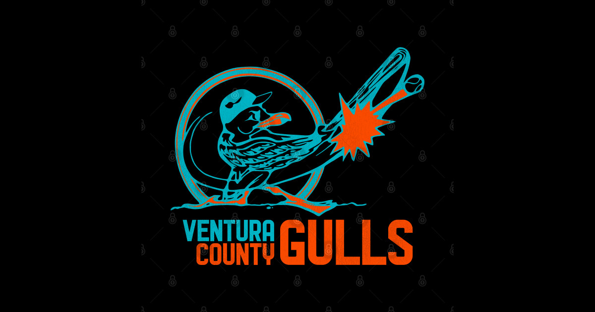 Defunct Ventura County Gulls Baseball Team - Baseball - Sticker | TeePublic