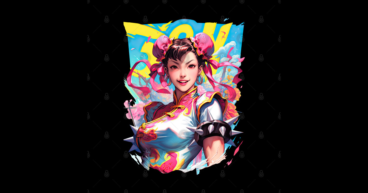 STREET FIGHTER - CHUN LI - RISING SUN | Gaming Anime Manga Pop Culture ...