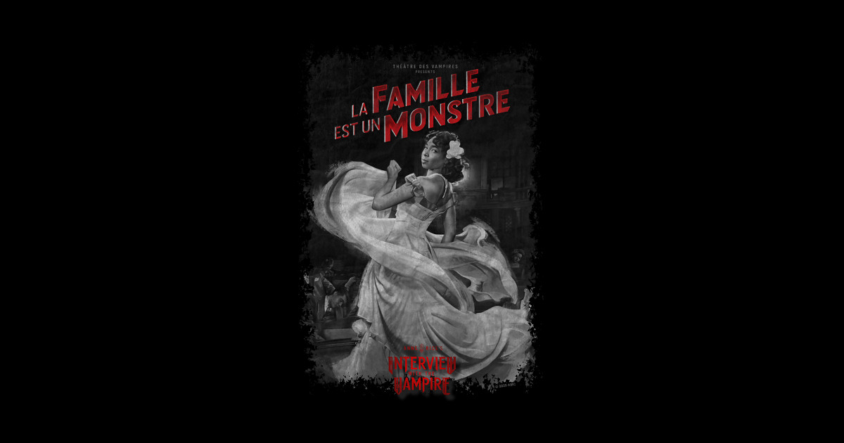 La Famille Est Un Monstre Gothic Vintage French Horror Poster Graphic ...