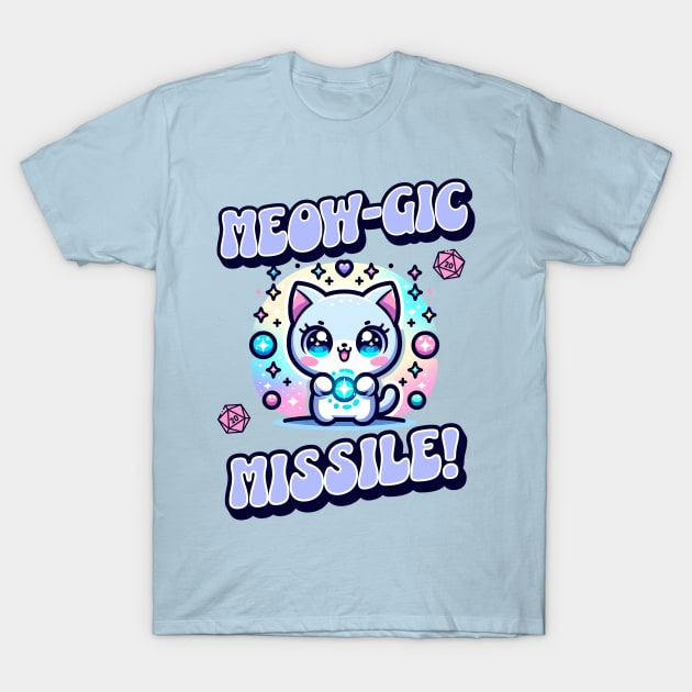 Meow-gic Missile Dungeons and Dragons - Dungeons And Dragons - T-Shirt ...
