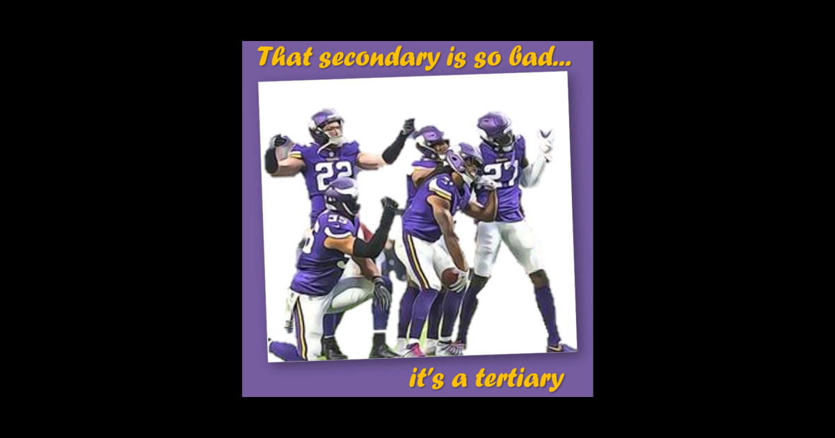 Secondary? Tertiary! - Fantasy Football - Sticker | TeePublic