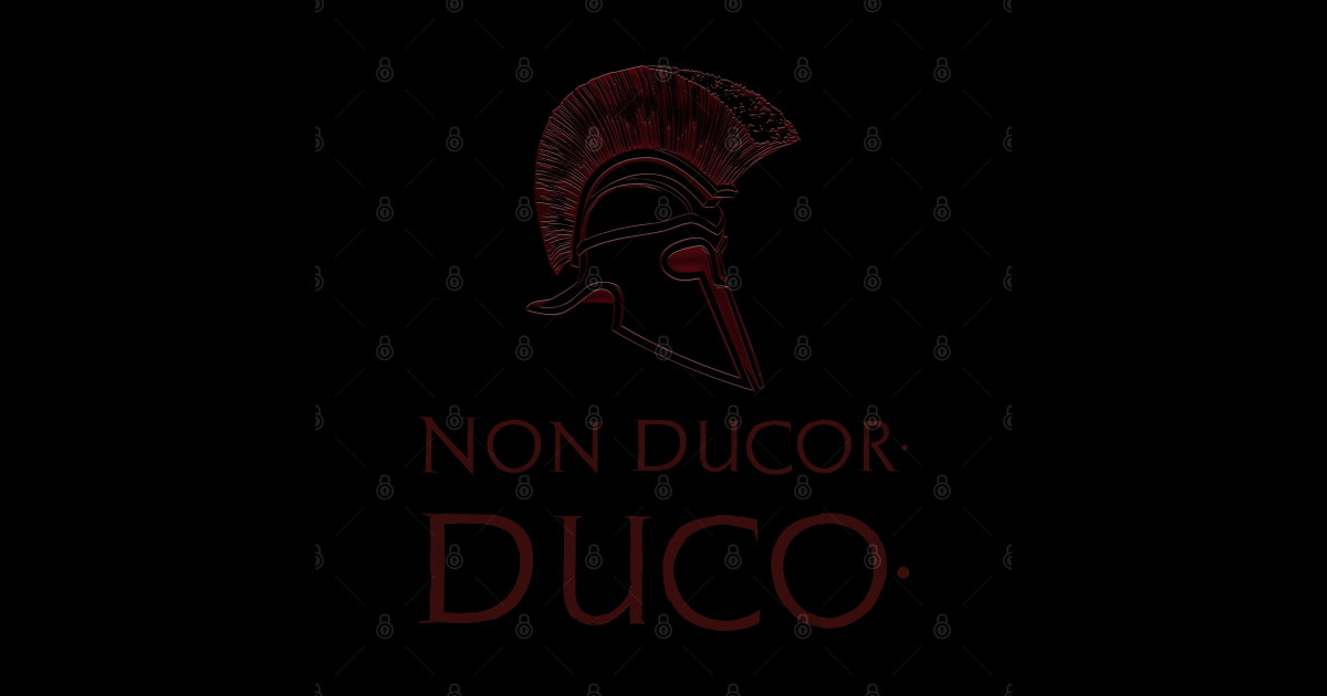 "Non ducor, duco." I am not led, I lead. - Latin Quote - Sticker ...
