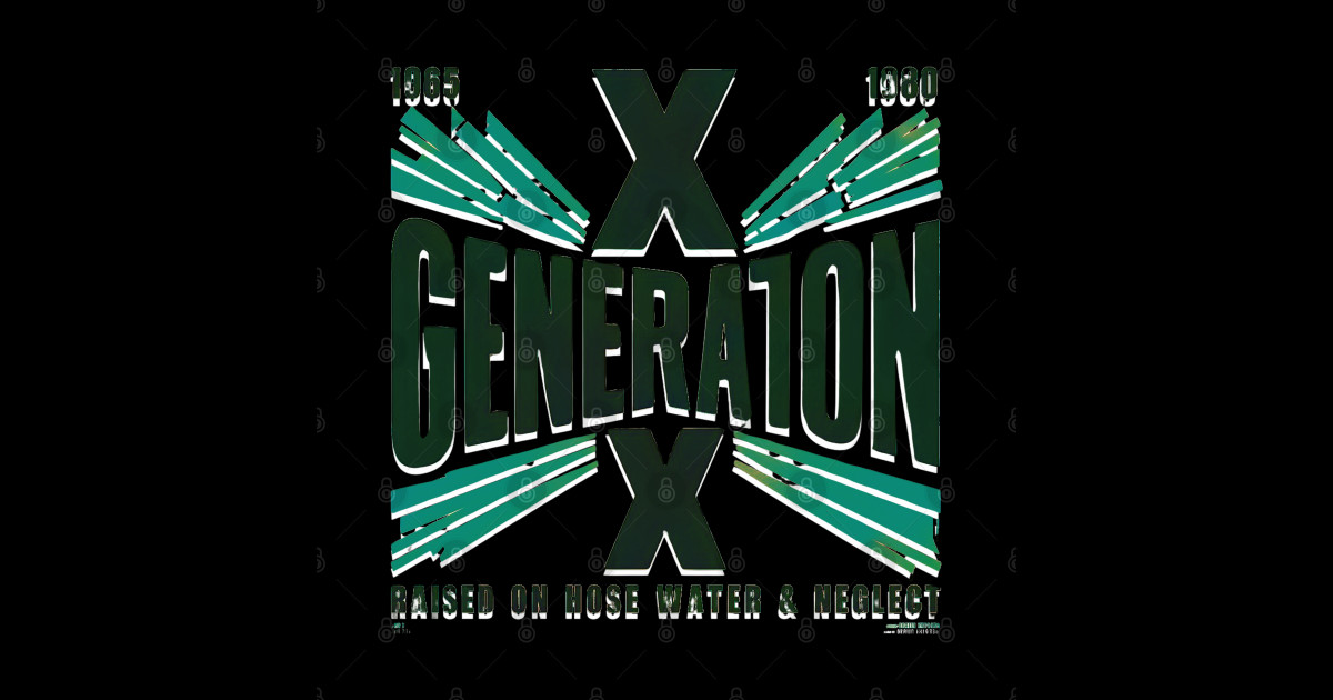 Generation X - Generation X 1965 1980 - Sticker | TeePublic