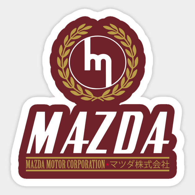 Mazda Vintage Classic - Mazda - Sticker | TeePublic