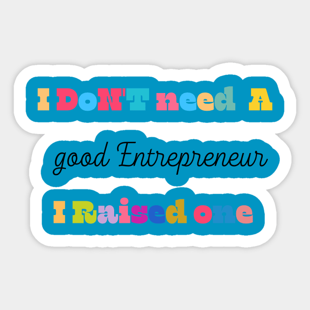 Enterpreneur - Enterpreneur - Sticker | TeePublic