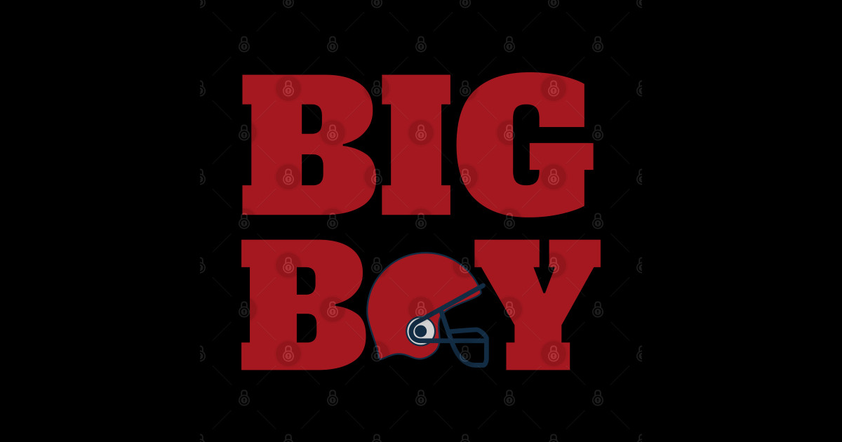BIG BOY FOOTBALL - Big Boy - Sticker | TeePublic