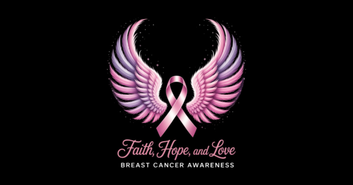 pink faith hope love wings breast cancer awareness - Breast Cancer ...