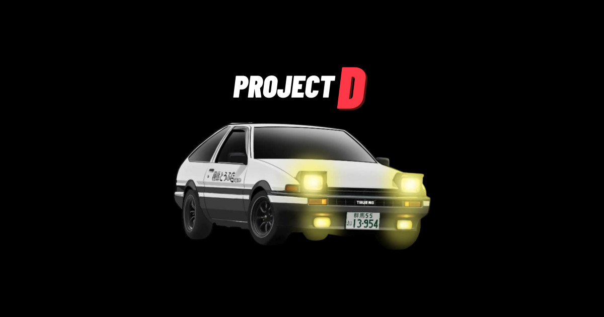 Project d Initial d - Initial D - Sticker | TeePublic
