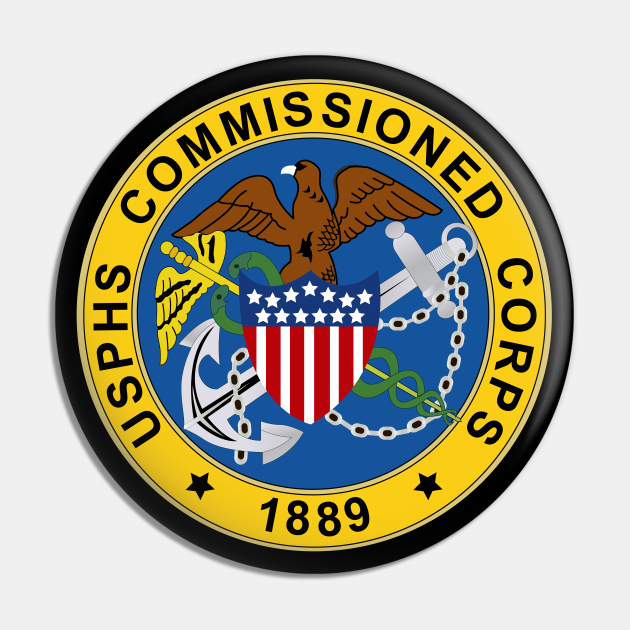 USPHS Commissioned Corps Seal - Usphs Commissioned Corps Seal - Pin ...