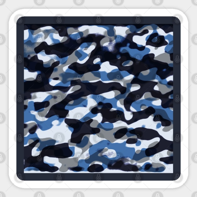 Army Design - Navy Blue - Army - Sticker | TeePublic