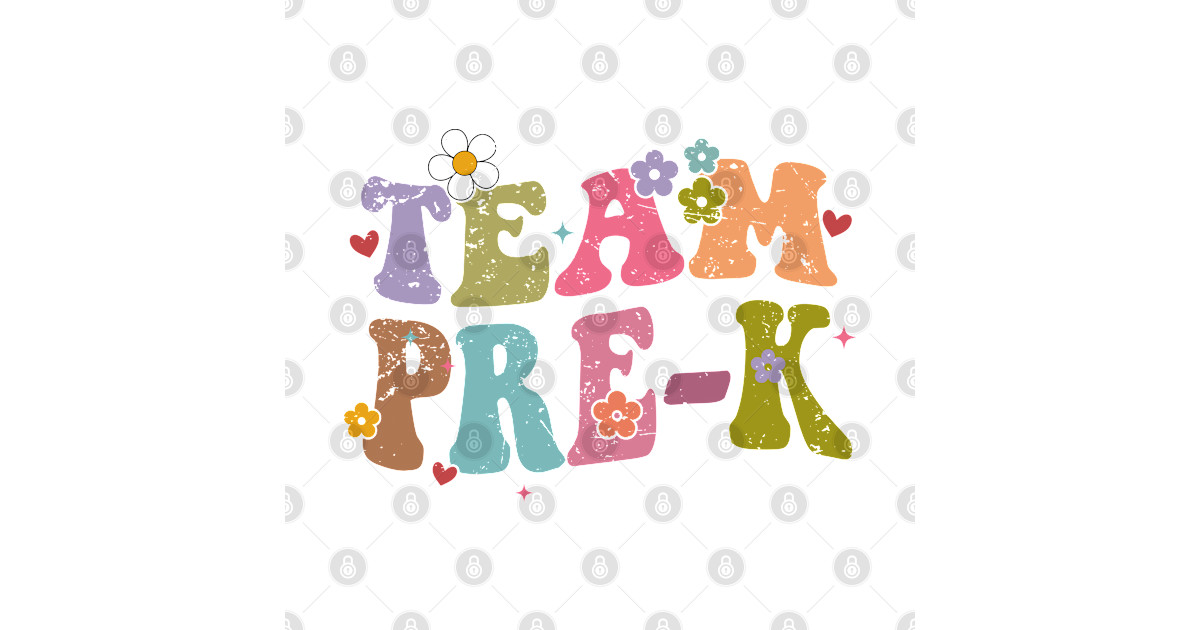 Team Pre-k Groovy Back to School Gifts Teacher Student - Team Pre K ...