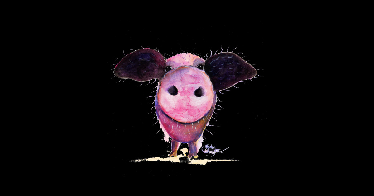 NoSeY PiG ' Pigs CAN Fly! ' - Pig - Sticker | TeePublic