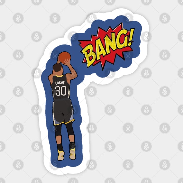 Steph Curry - Bang - Nba - Sticker | TeePublic