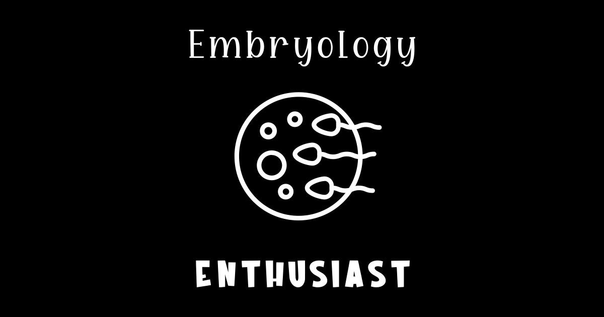 Embryology Enthusiast - Embryology - Sticker | TeePublic
