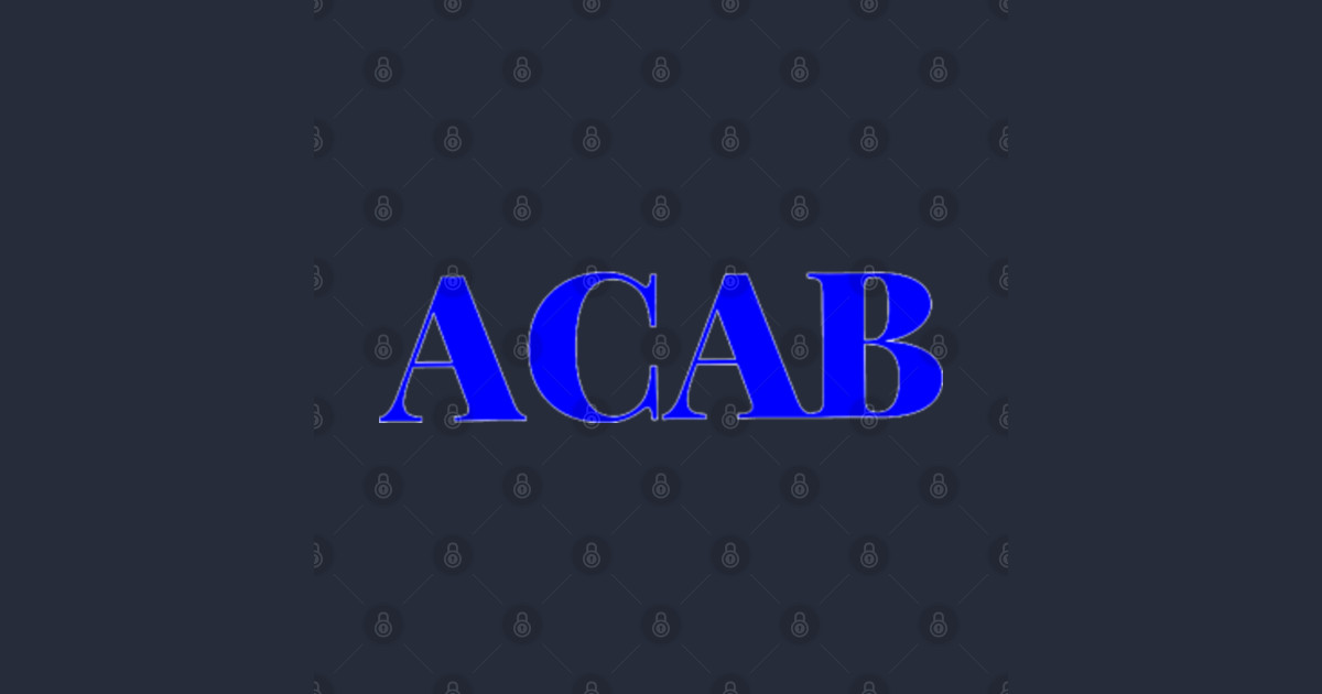 Acab - Acab - Sticker | TeePublic