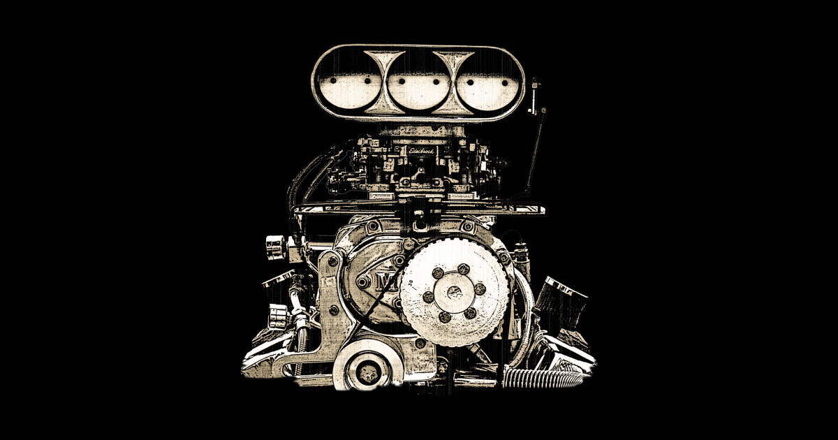 Big Block Blower Motor - Car - Sticker | TeePublic