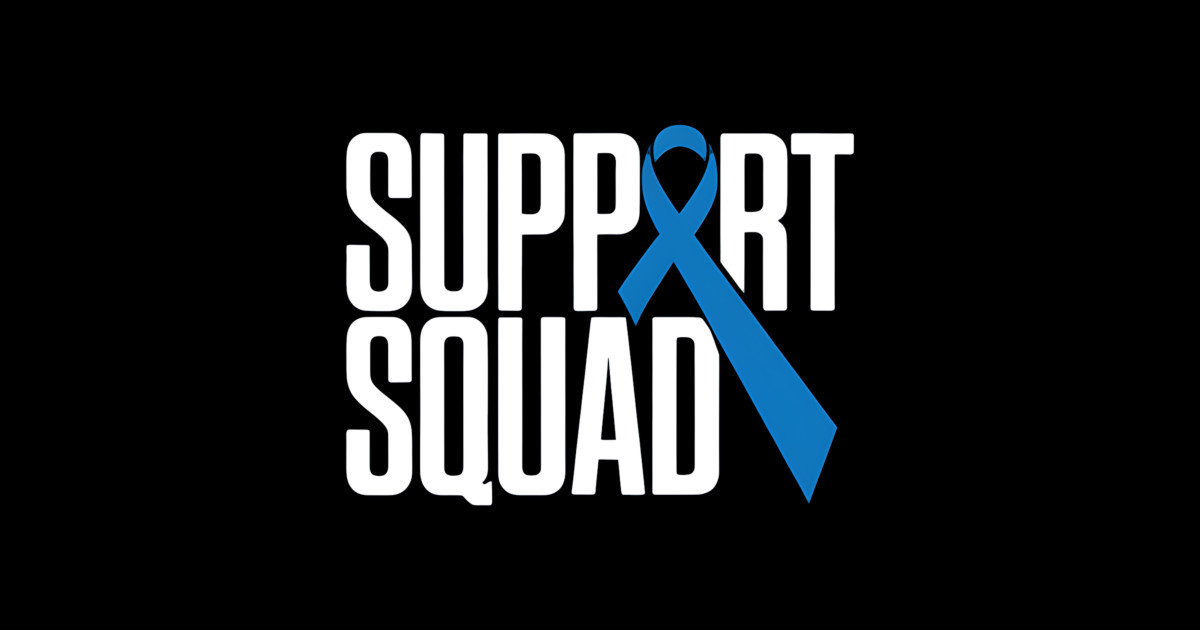 Colorectal Cancer Colon Cancer Blue Ribbon - Colon Cancer - Sticker ...