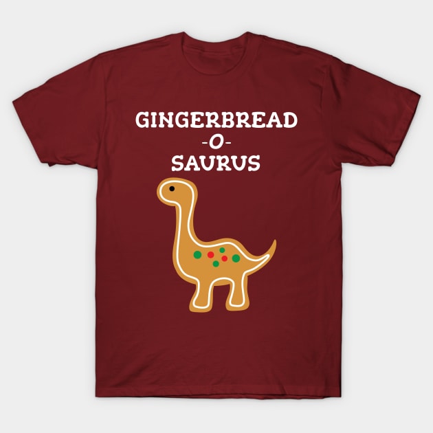 Cute Gingerbread Cookie Christmas Dinosaur - Christmas Dinosaur - T ...