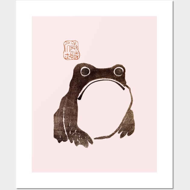 The Grumpy Japanese Frog and Cute Sad Toad in a Kawaii Aesthetic Phrog ...